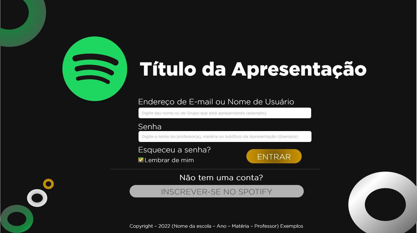 Spotify - Apresentação de Slides - Powerpoint - Temas Powerpoint